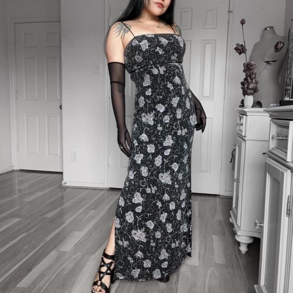 Mes Ami | Dresses | Rare Grunge Glam Goth Prom Dress | Poshmark